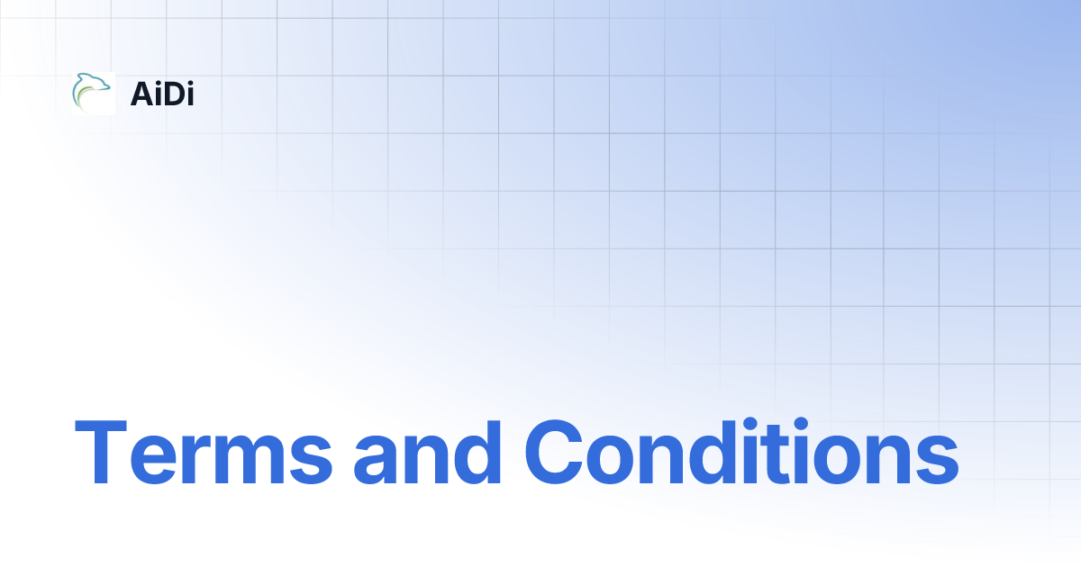 Terms and Conditions | AiDi